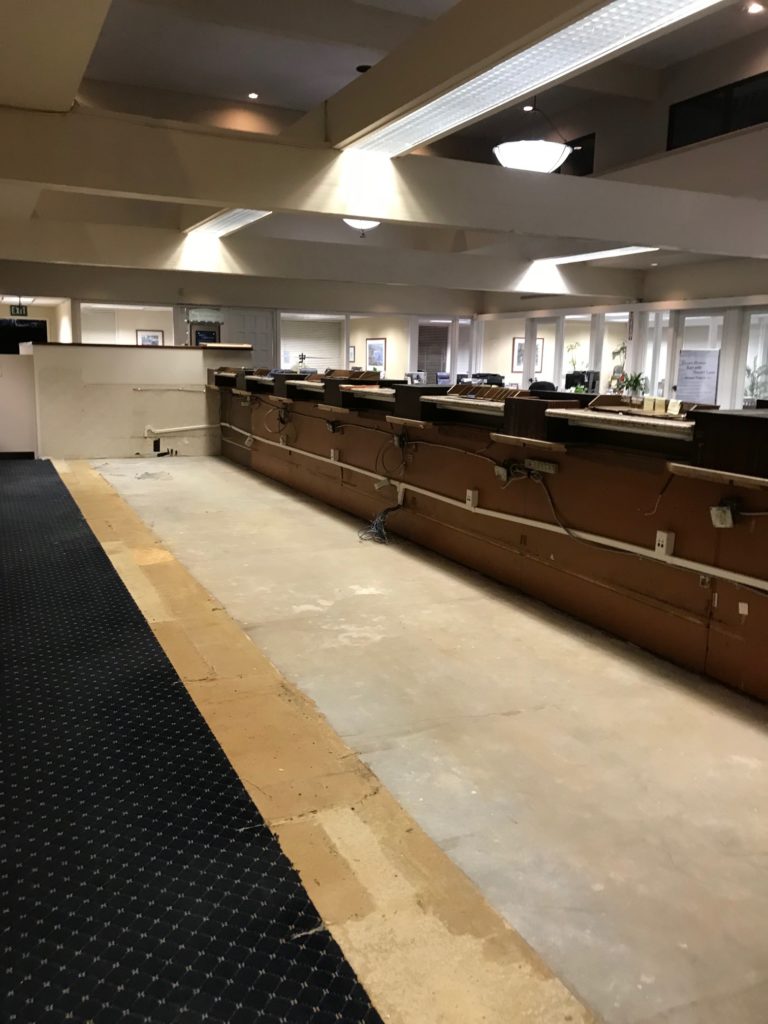 INSTALLING A NEW TELLER LINE FOR A MORE FUNCTIONAL & UPDATED LOOK ...