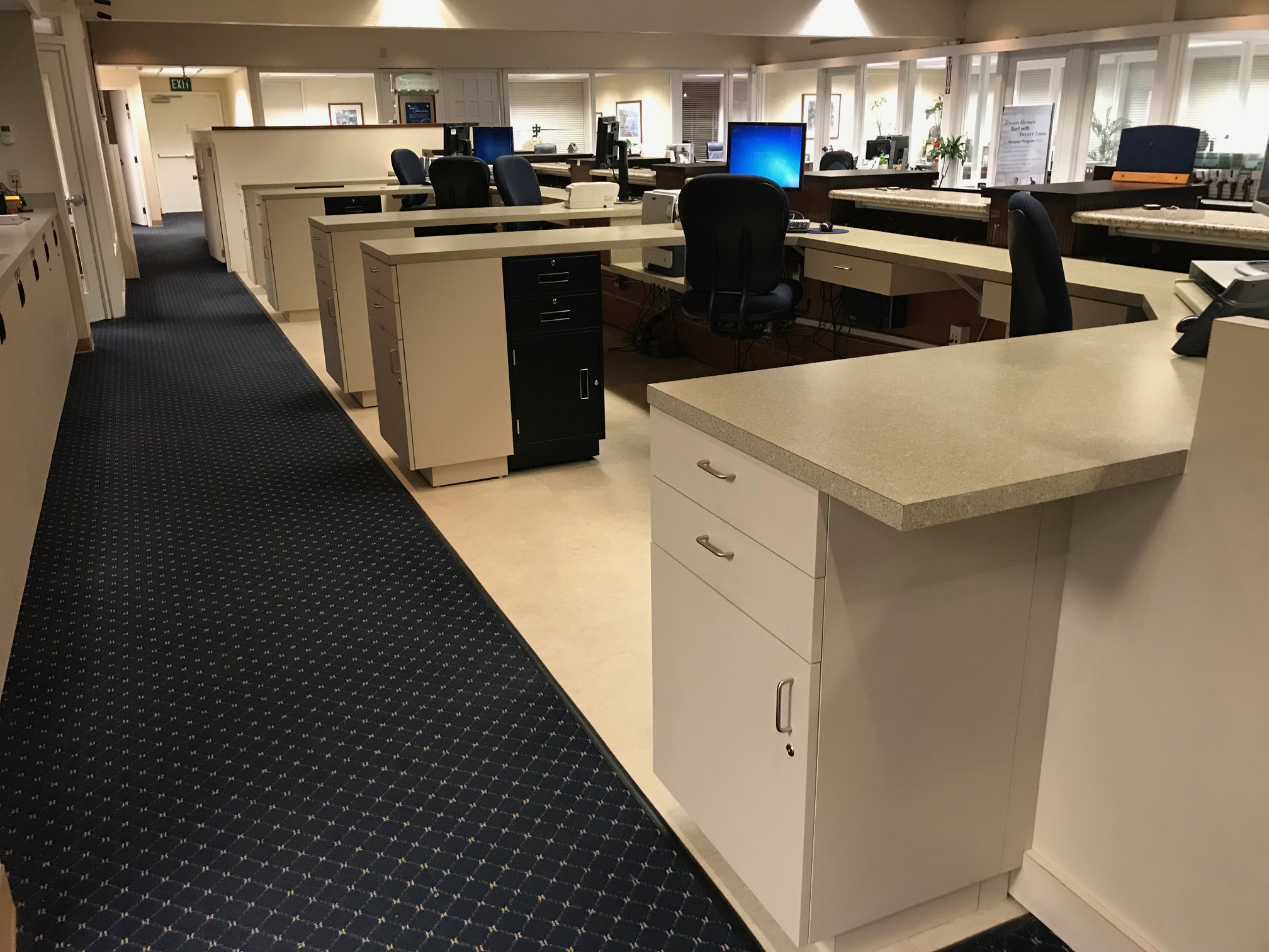 INSTALLING A NEW TELLER LINE FOR A MORE FUNCTIONAL & UPDATED LOOK ...